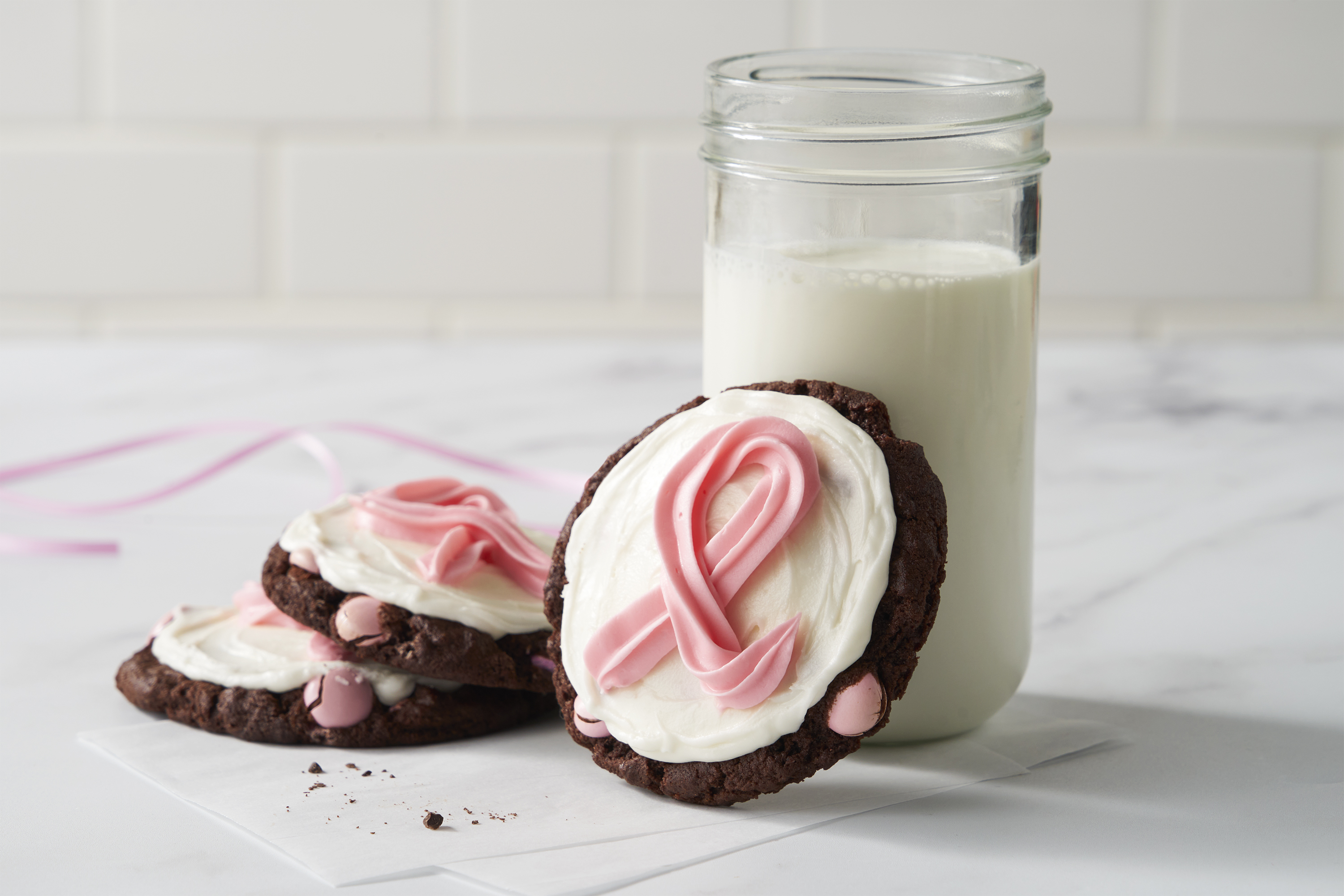 Pink Ribbon Cookie | Otis Spunkmeyer