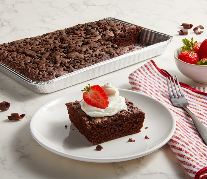 Uniced Chocolate Tray Brownie | Otis Spunkmeyer
