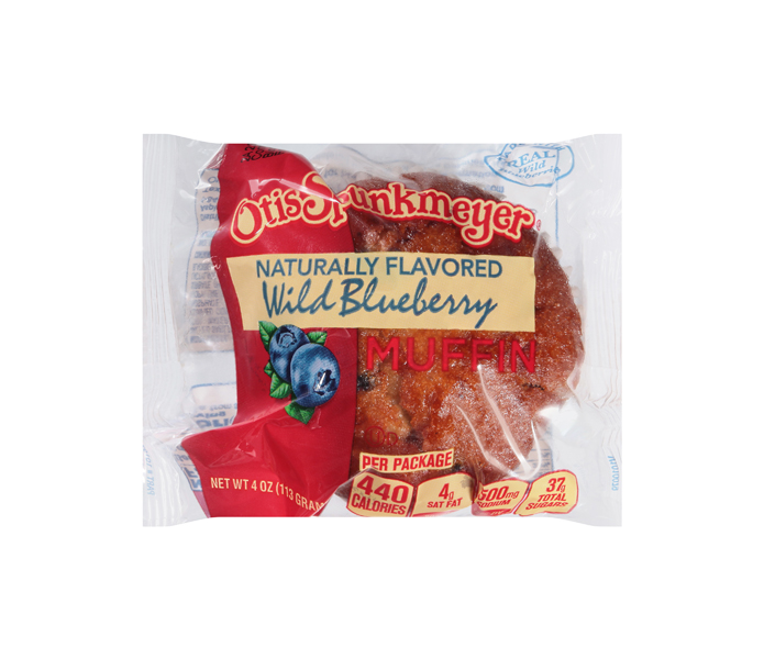 Individually Wrapped 4 oz Wild Blueberry Muffins | Otis Spunkmeyer