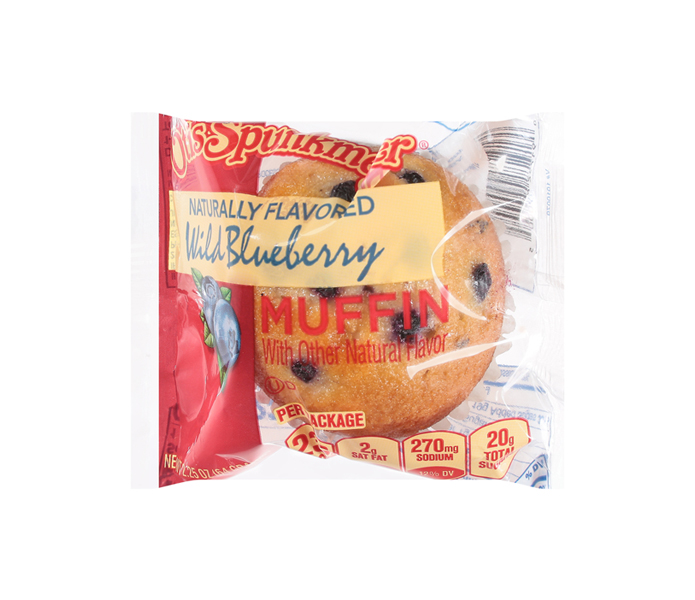 Individually Wrapped 2.25 oz Wild Blueberry Muffins | Otis Spunkmeyer