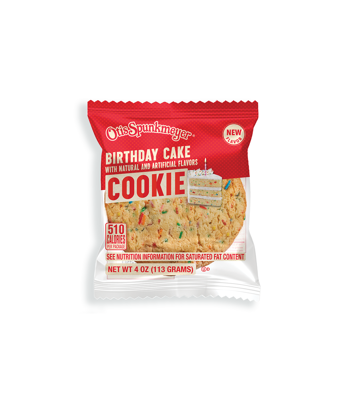 Individually Wrapped 4 oz Birthday Cake Cookie | Otis Spunkmeyer