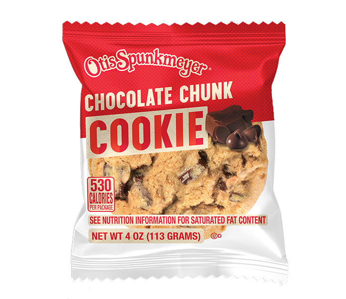 Individually Wrapped 4 oz. Chocolate Chunk Cookies | Otis Spunkmeyer